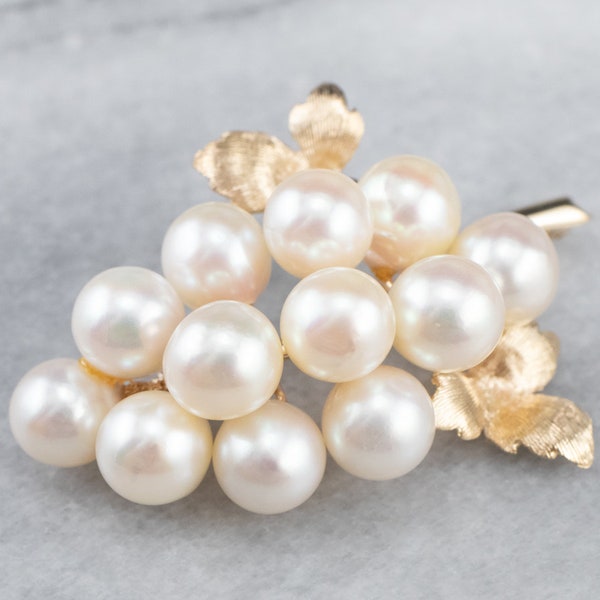 Pearl Brooch - Etsy
