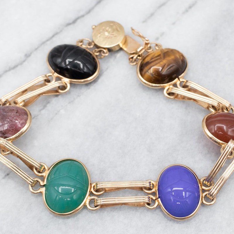 Scarab Bracelet - Etsy