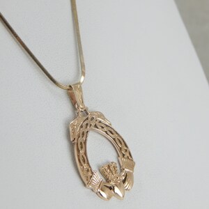 Claddagh Wreath Pendant With Bird and Celtic Knot Details - Etsy