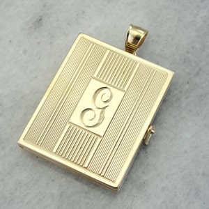 Vintage G Monogram Locket With Art Deco Styling UE0U9N-P - Etsy