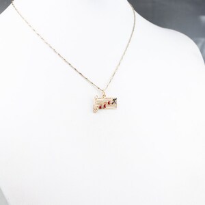 Gold Do Ray Me Musical Scale Charm, Yellow Gold Enamel Pendant, Musical ...