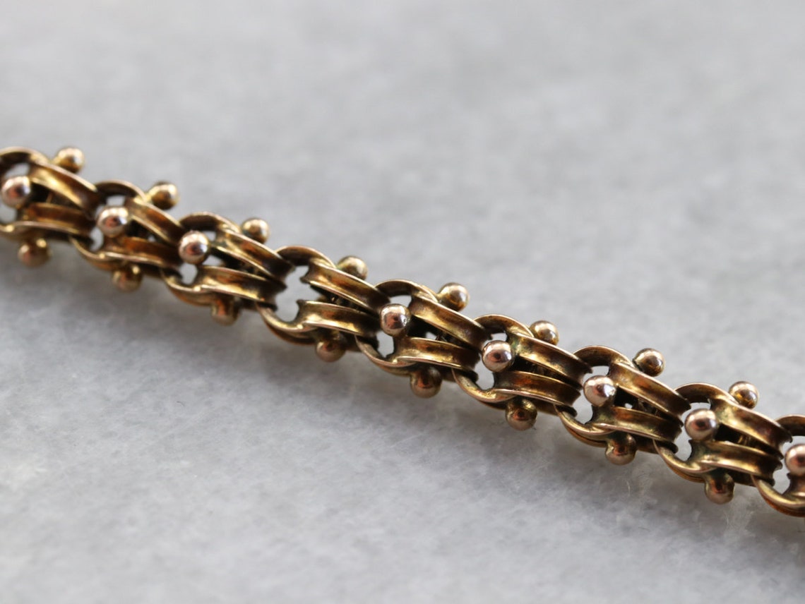 Victorian Gold Link Chain Necklace Ornate Victorian Chain - Etsy