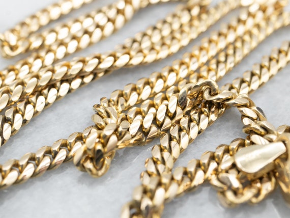 Heavy Gold Curb Link Chain, Italian Gold Chain, Unise… - Gem