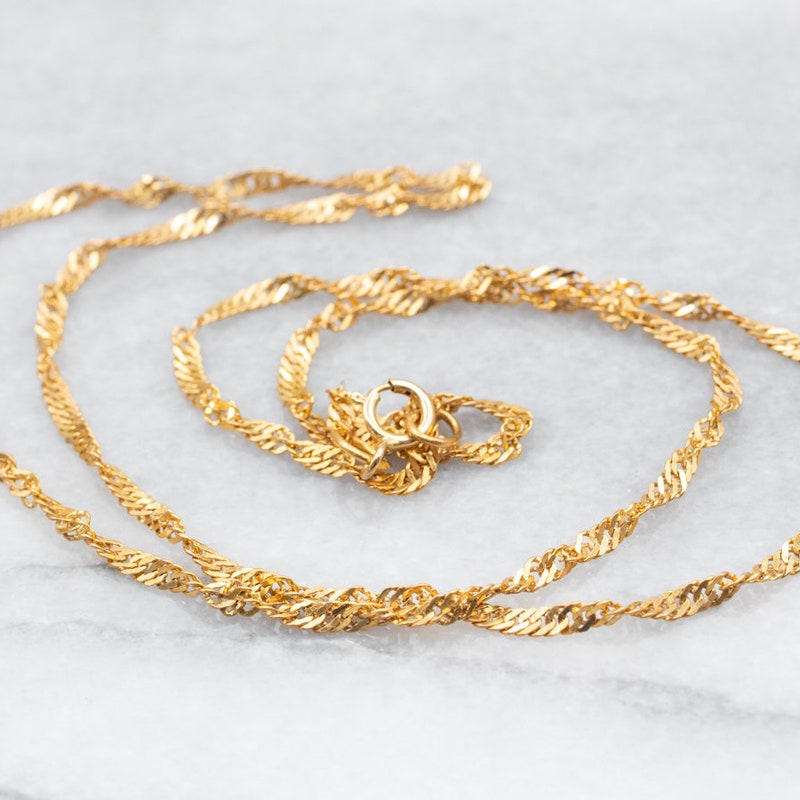 Gold Chain Necklace - Etsy