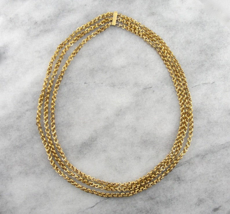 Victorian Revival Retro Era Fine Necklace Rich Textured | Etsy