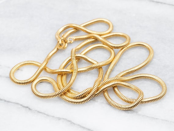 Snake link gold chain store
