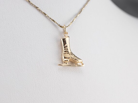 Ice Skate Charm, Figure Skating Charm, Ice Skating Ch… - Gem