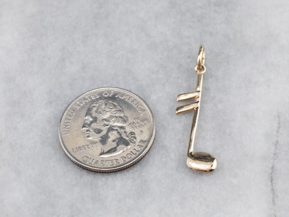 14K Gold Music Note Pendant, Music Note Charm, Musici… - Gem