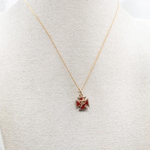 Red Enamel Maltese Cross, Enamel Maltese Cross, Red Enamel Cross ...