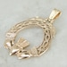 Claddagh Wreath Pendant With Bird and Celtic Knot Details 33T01C-D - Etsy