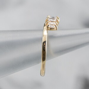 Marquise Diamond Guard Band, Diamond Enhancer Ring, Diamond Wrap Band ...