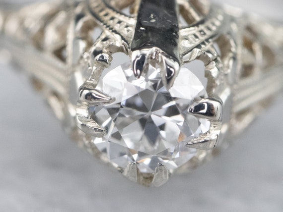 Ostby Barton Diamond Solitaire Ring, 14K White Gold A… - Gem