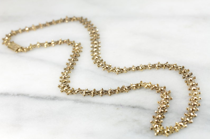 The Golden Lotus: Vintage Double Layer Chain Necklace With - Etsy