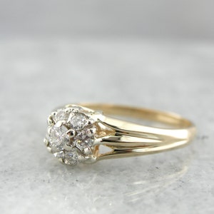 Vintage Modest Size Cocktail Ring With Fine Diamonds DNQKCY - Etsy
