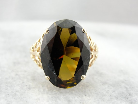 Luscious Hazel Dravite Tourmaline Gemstone in A Filigree - Etsy