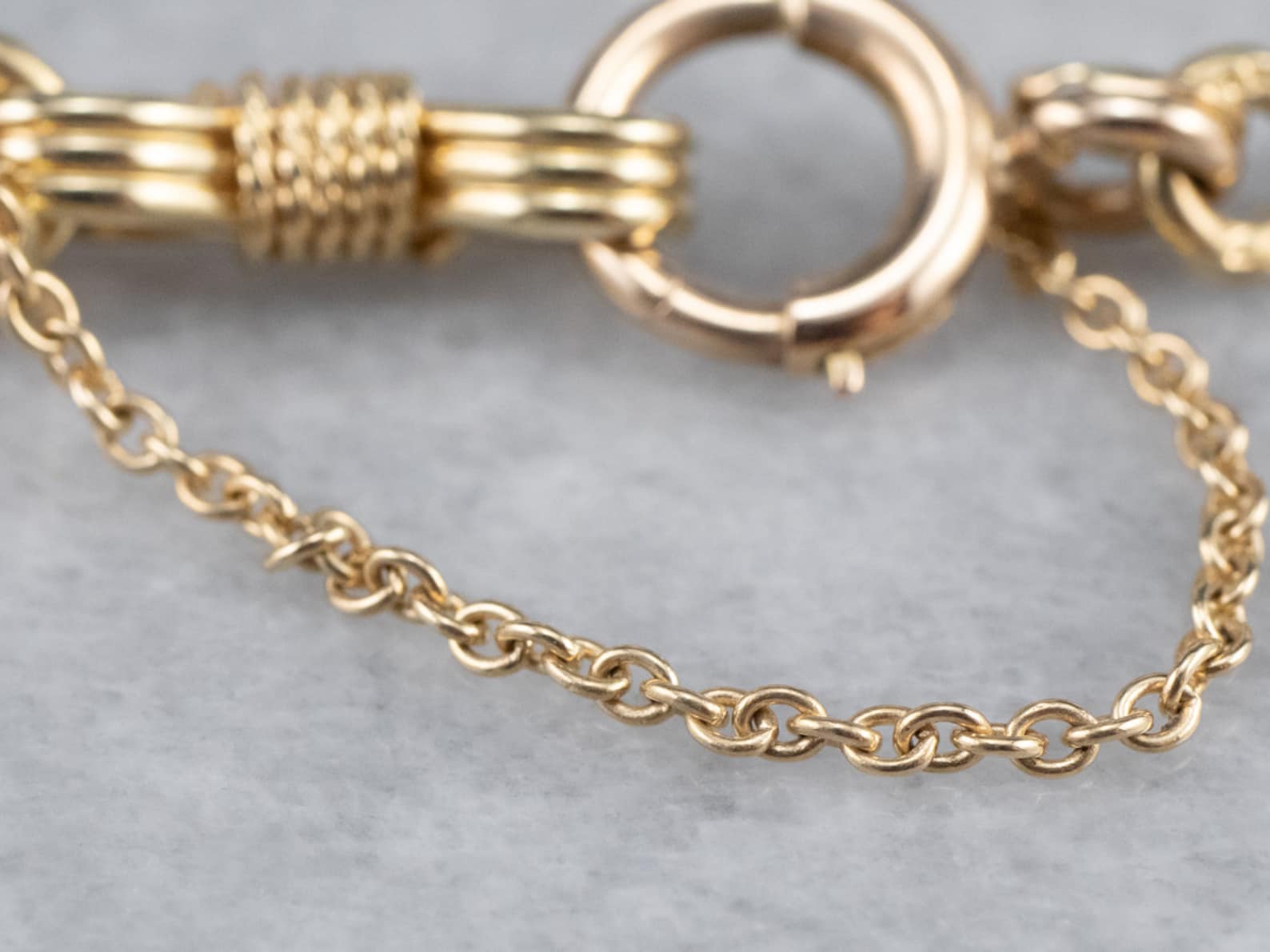 Vintage Gold Link Bracelet Nautical Link Bracelet Yellow - Etsy