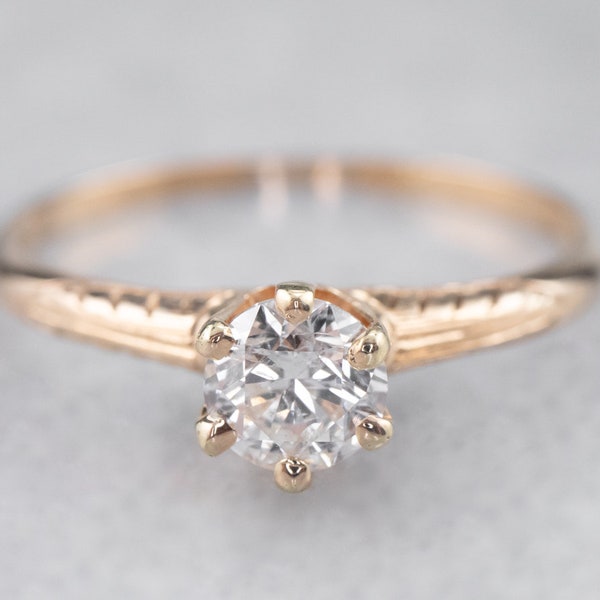 Simple Diamond Ring - Etsy