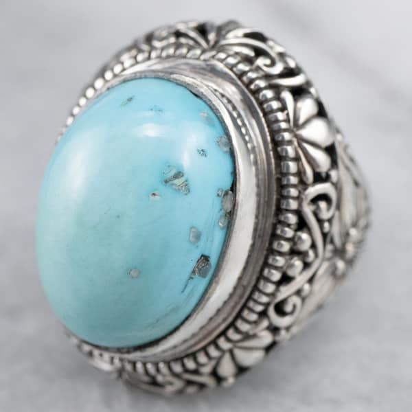 Turquoise Statement Ring - Etsy