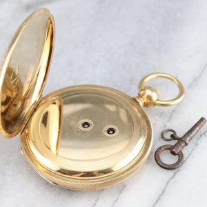 Antique 1860 J.W. Tucker Gold Hunter Pocket Watch, San Francisco - Etsy ...