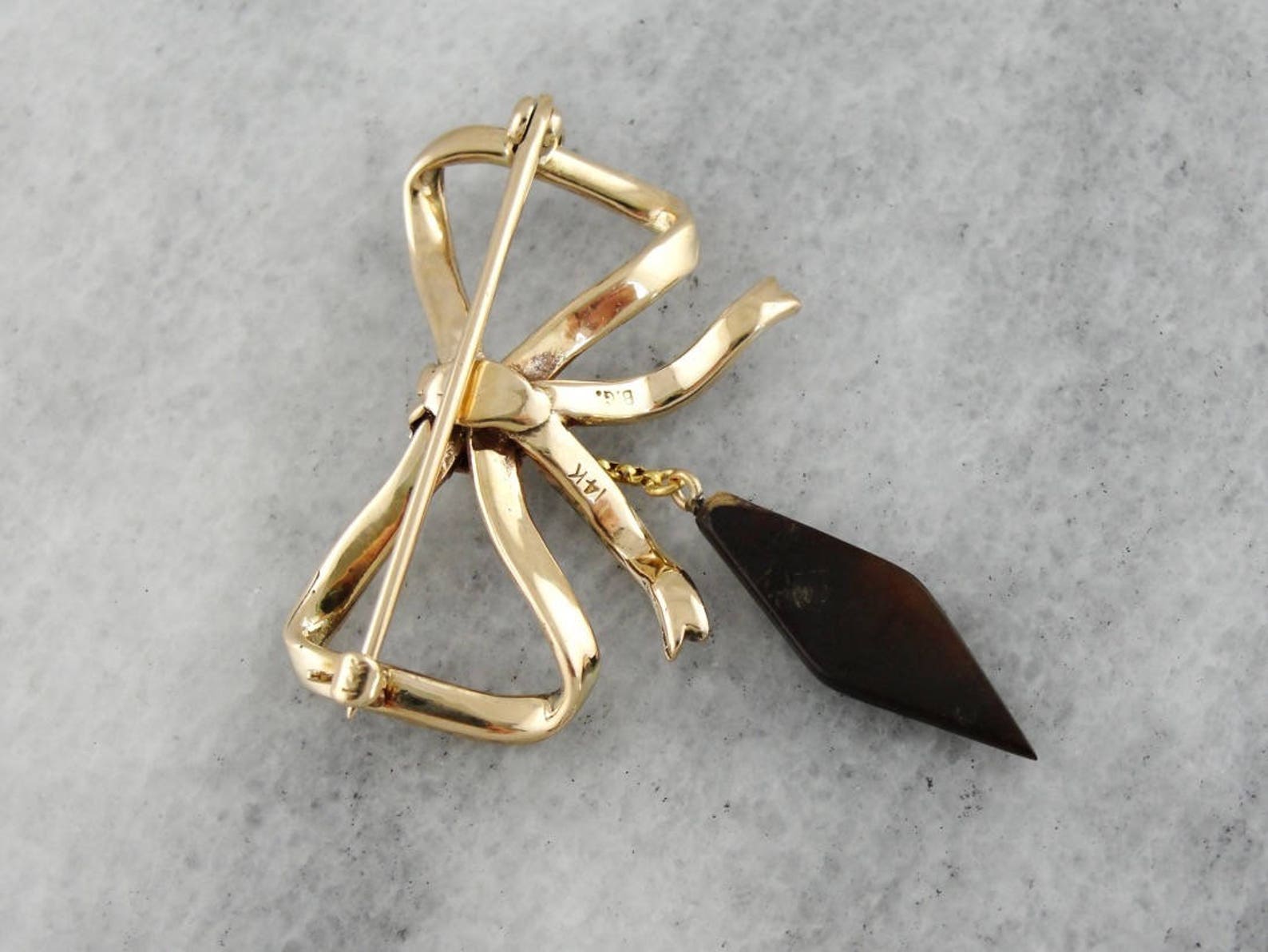 Victorian Bow Brooch With Seed Pearls Demantoid Garnet and | Etsy