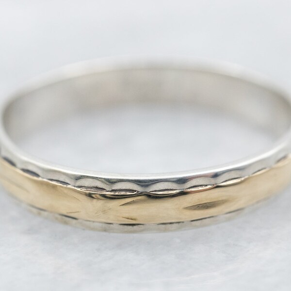 Mixed Metal Band - Etsy