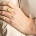 Gold "esc" Engraved Signet Ring, Engraved Signet Ring, Signet Ring ...
