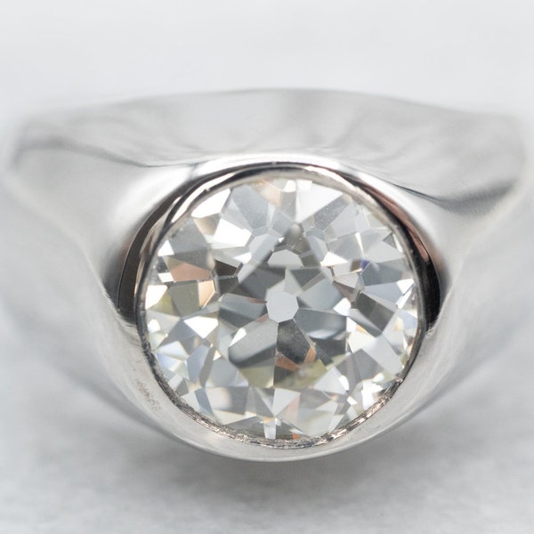 Large Diamond Ring - Etsy