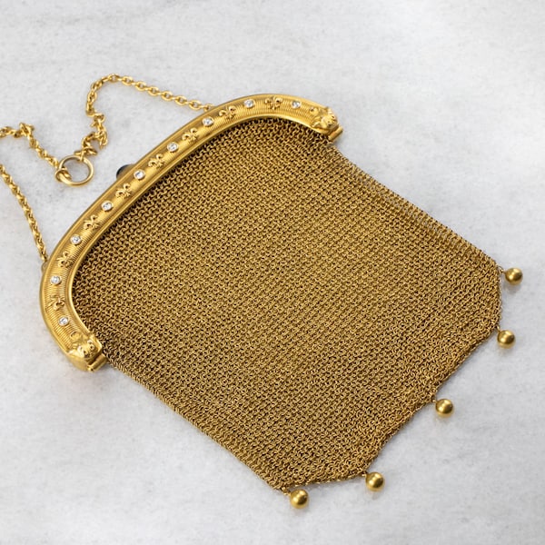 Vintage Mesh Purse - Etsy