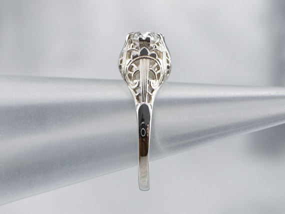 Ostby Barton Diamond Solitaire Ring, 14K White Gold A… - Gem