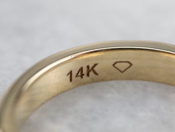 Modernist 14k Yellow Gold Diamond Eternity Band, .38 … - Gem