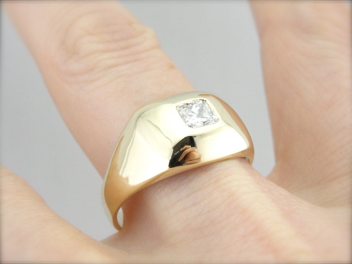 Vintage Retro Era Diamond Ring for Man or Lady PV114X-N - Etsy