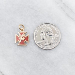 Red Enamel Maltese Cross, Enamel Maltese Cross, Red Enamel Cross ...