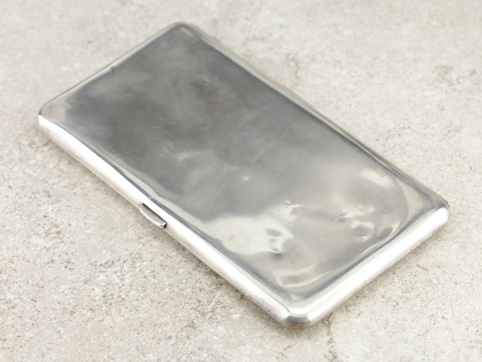 Antique Sterling Silver Case, Ornate Floral Monogram - Etsy