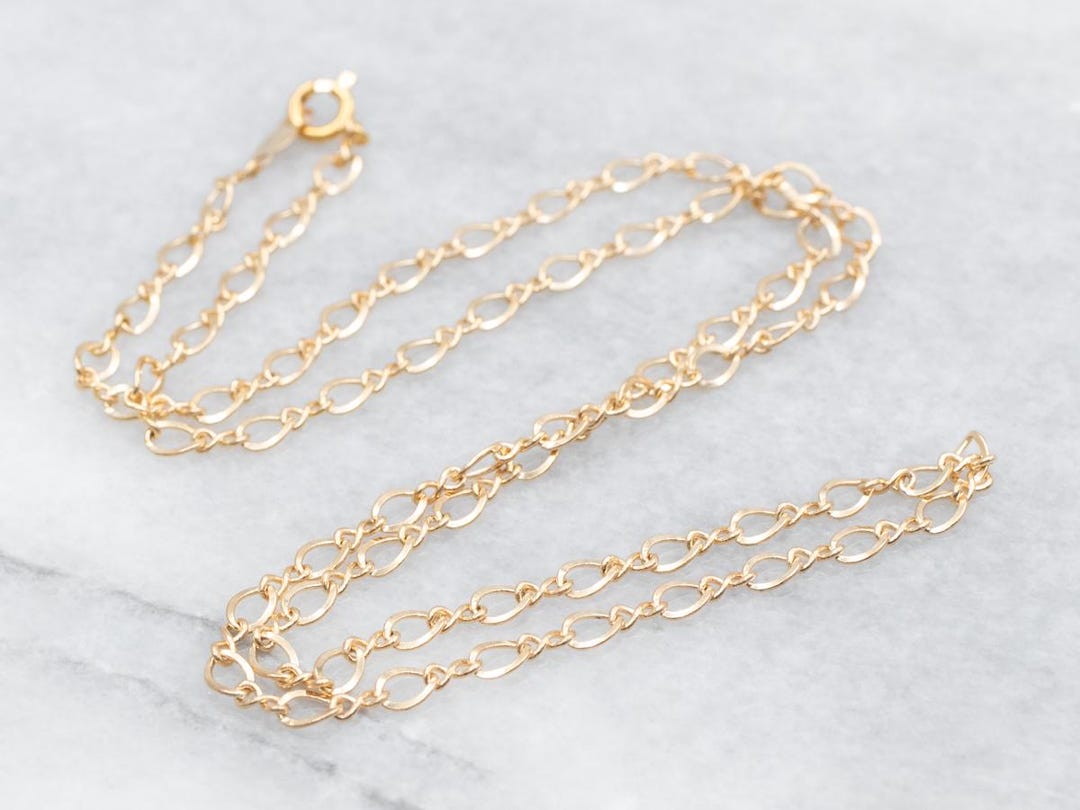Infinity Link Chain, Yellow Gold Chain, Infinity Link Chain, Chain ...