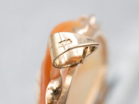 Golden Greek Goddess Aphrodite Cameo Pendant, Yellow … - Gem