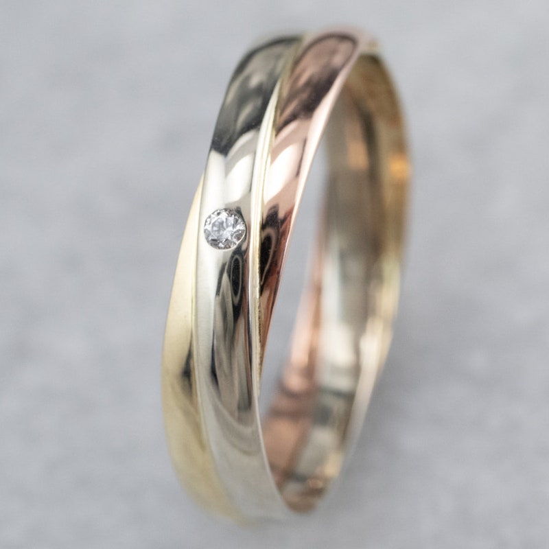 Tri Color Rings - Etsy