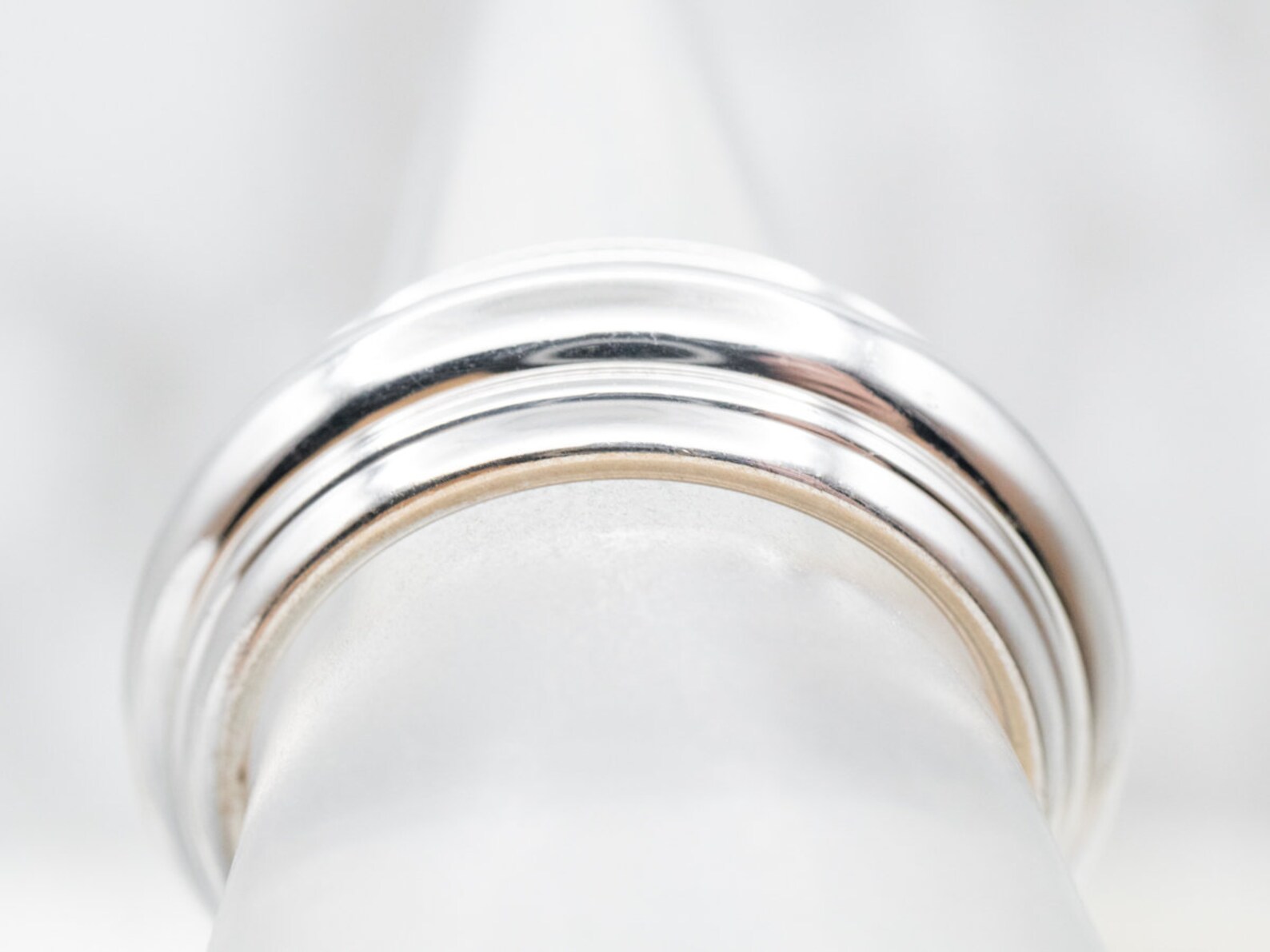 Bold Piaget Spinner Band 18K White Gold Band Unisex Gold - Etsy