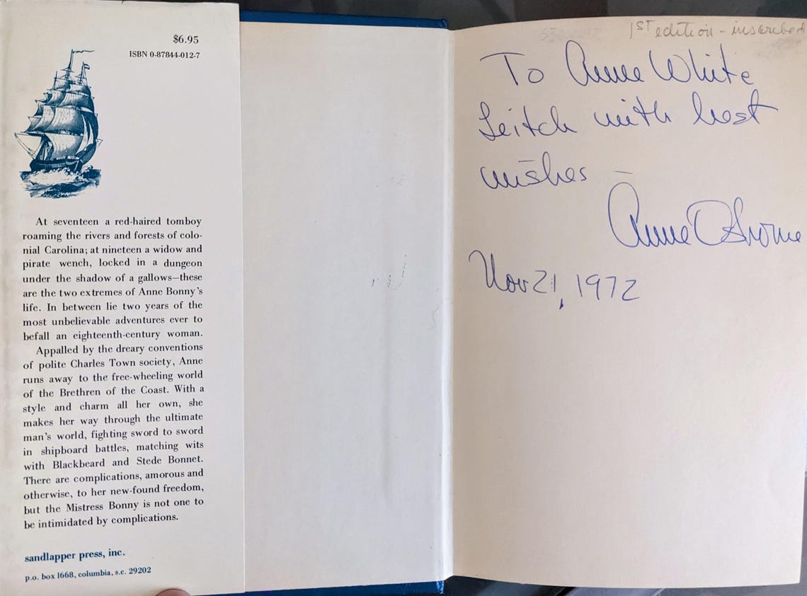 Blackbeard, Anne Bonny - Wind From the Main -- Anne Osborne, 1972 ...
