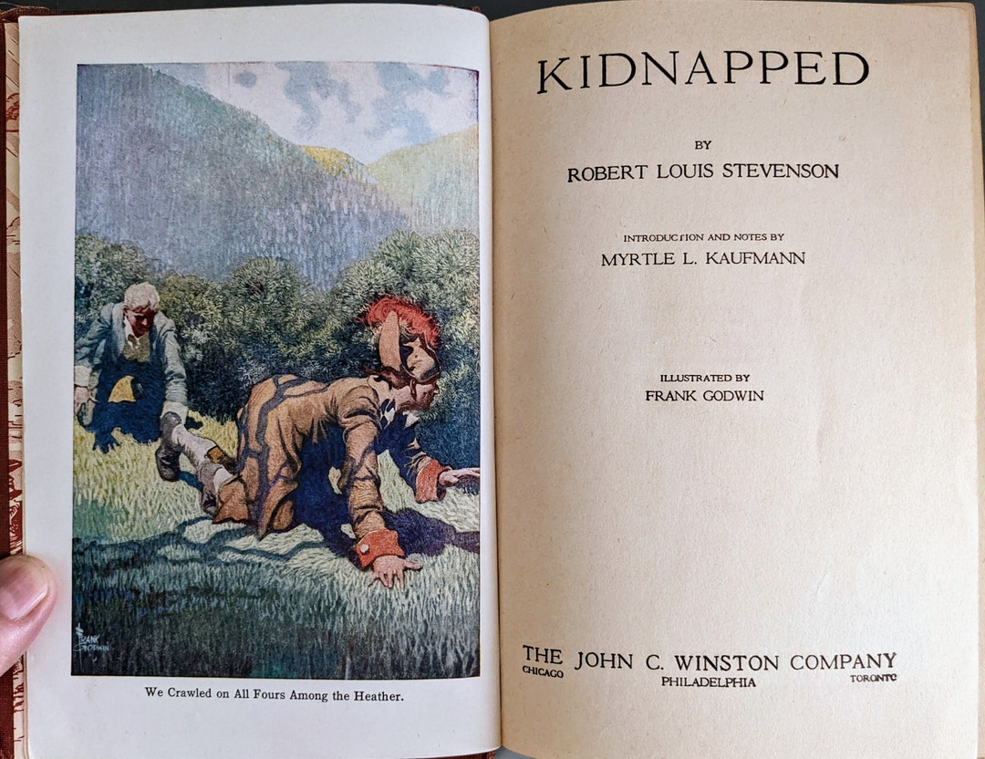 Kidnapped -- Robert Louis Stevenson, 1925. Mystery Founded on Fact ...