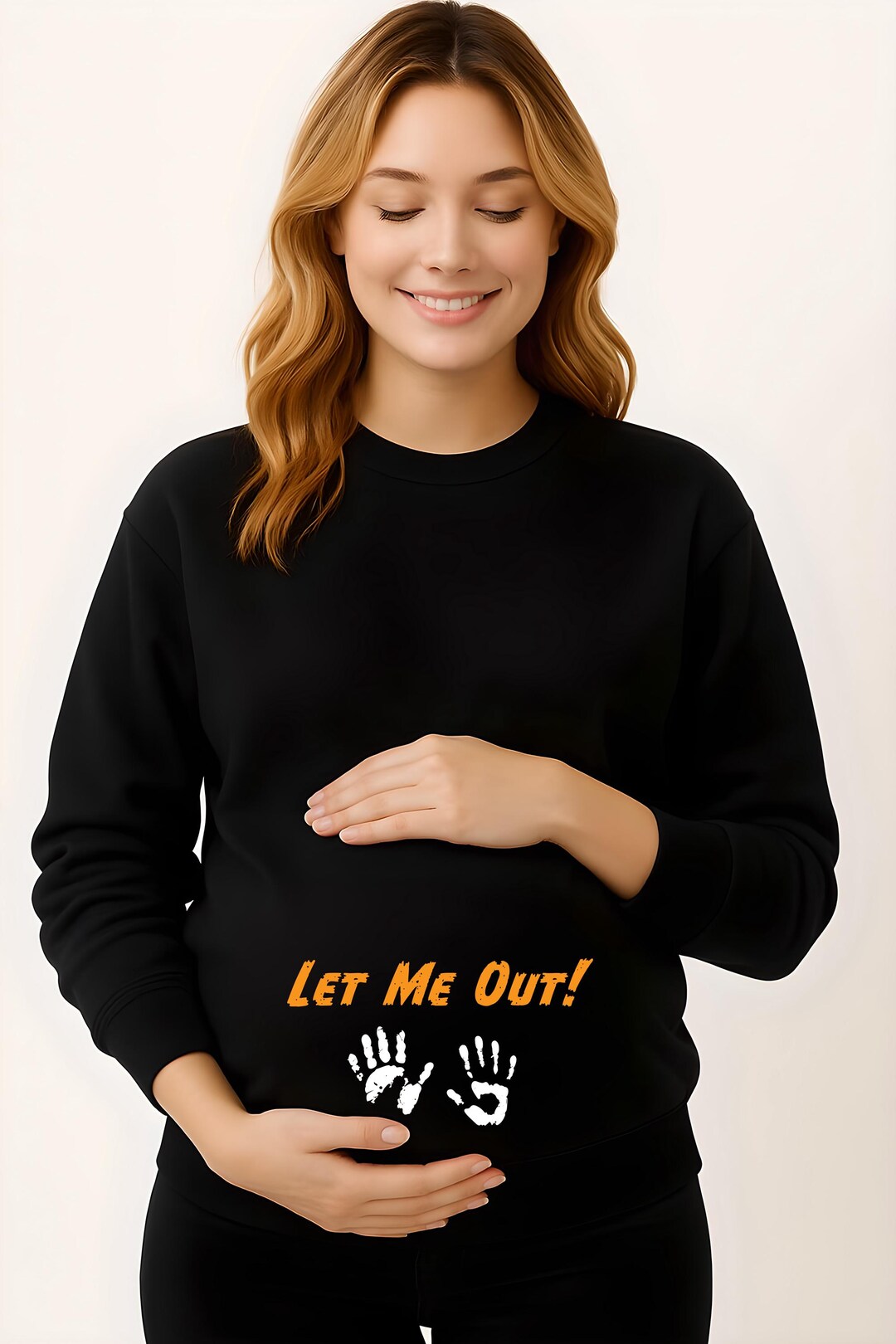 Let Me Out — Maternity Halloween Costume SVG | Funny & Creepy Maternity ...