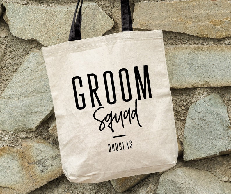 Groom Squad Bachelor Party Bags Or Groomsmen T Bags Etsy