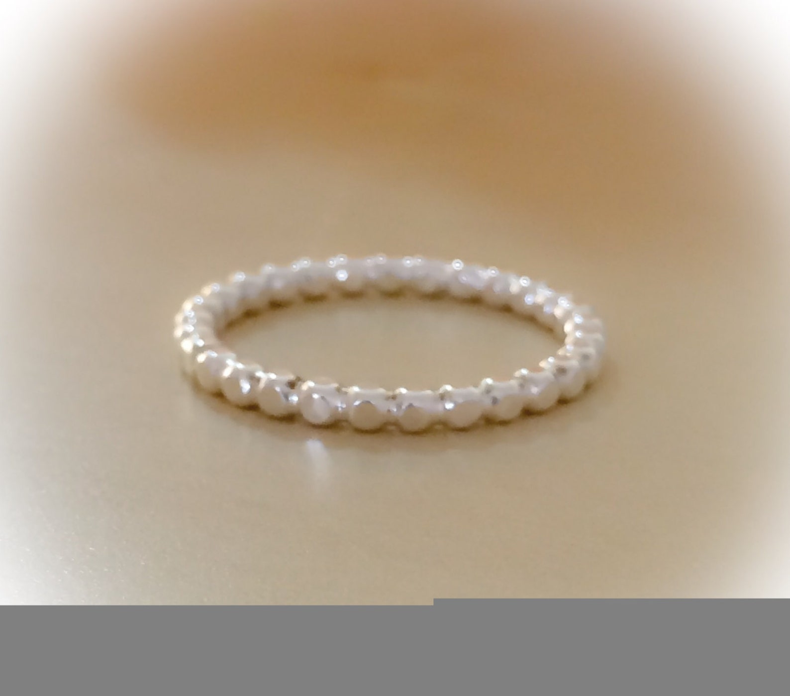 Silver Ring, CLASSIC Connected Dot Ring, Sterling Silver Dot Ring ...