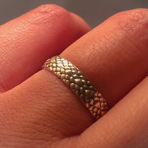 Silver Ring, Dragon Scale Ring, Dragon Ring, Sterling Silver Ring ...