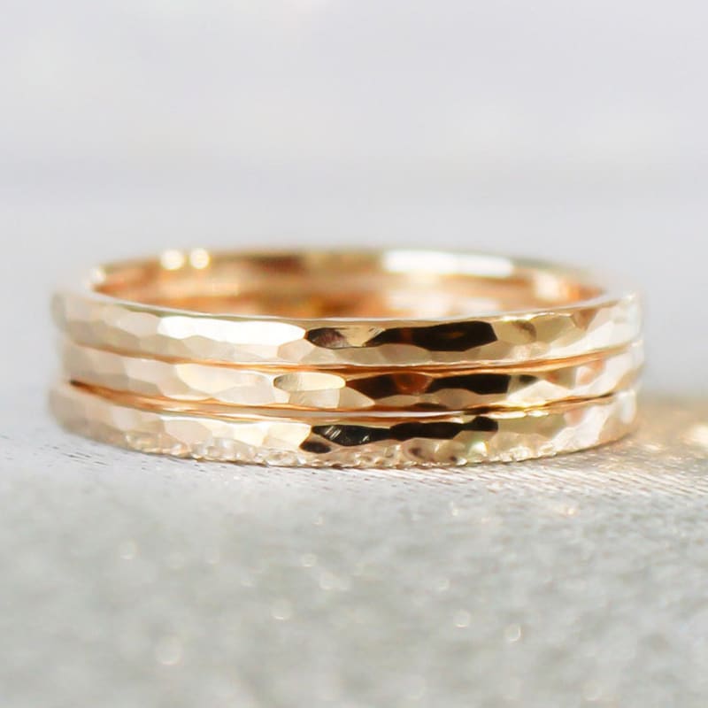 Stackable Gold Rings - Etsy