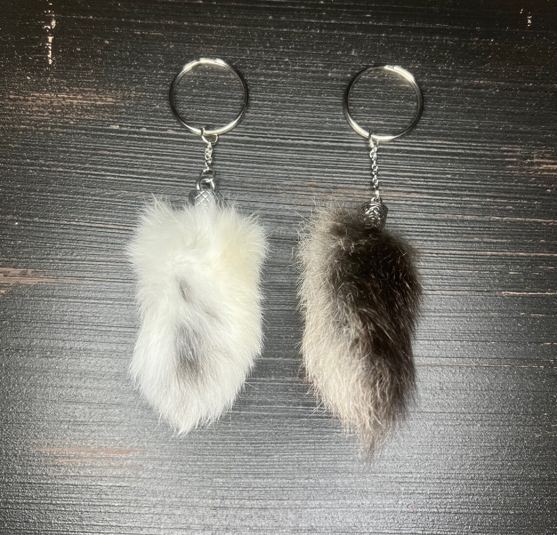 Rabbit Foot Key Chain - Etsy