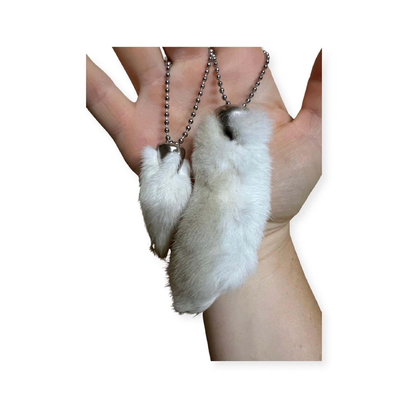 Rabbit Foot Key Chain - Etsy