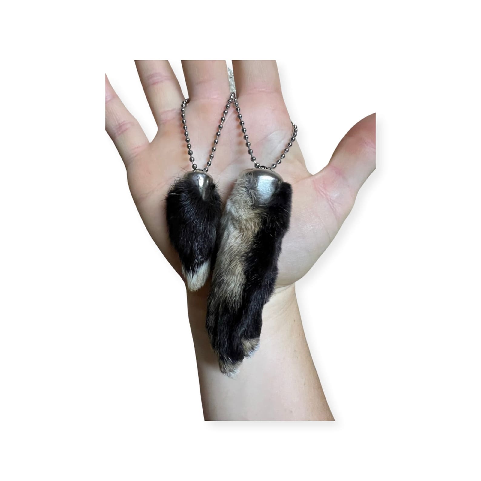 Rabbit Foot Key Chain - Etsy
