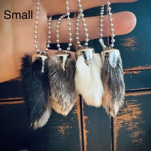 Rabbit Foot Key Chain - Etsy
