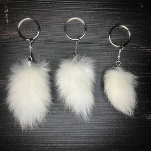 Rabbit Foot Key Chain - Etsy