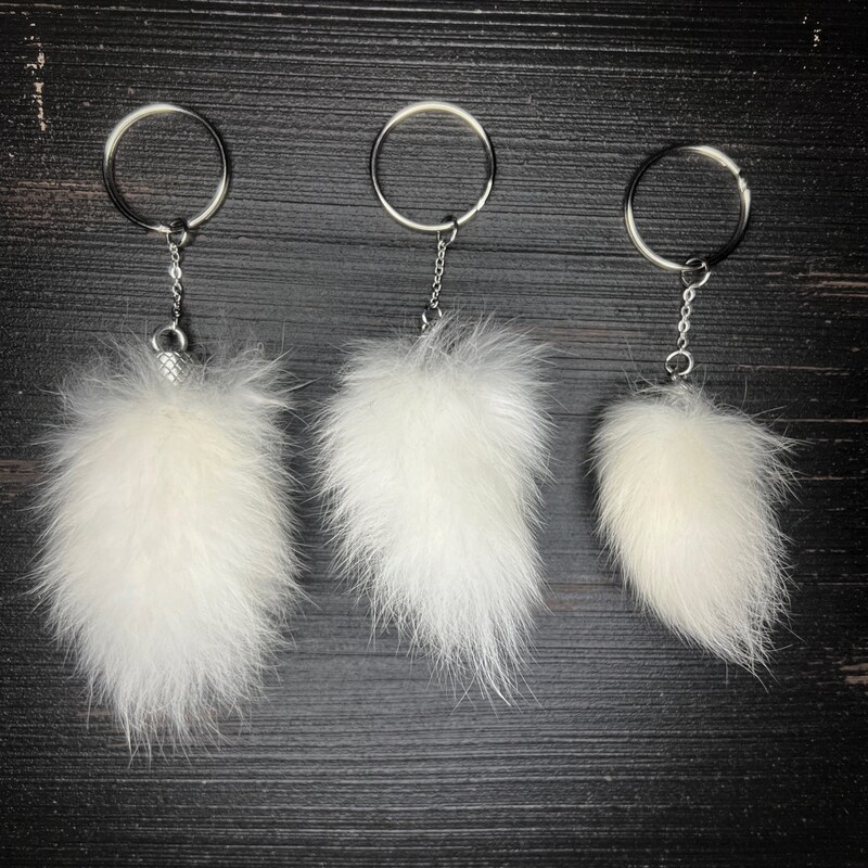 Fluffy Rabbit Keychain - Etsy